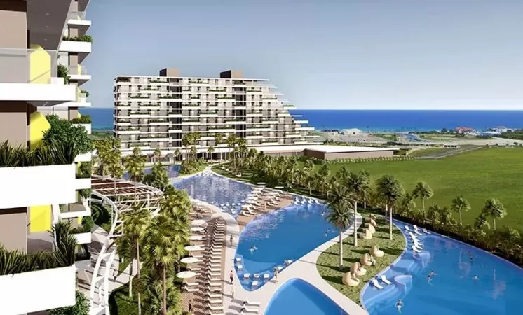Apartment project near the sea for sale in Northern Cyprus.